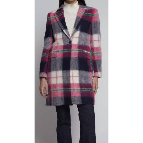 Vilagallo | Jackets & Coats | New Vilagallo Patricia Plaid Single ...